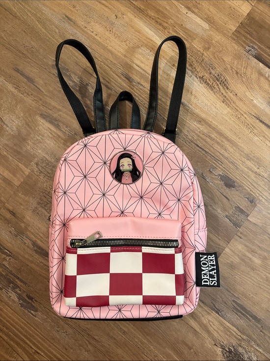 Demon Slayer | Accessories | Pink Anime Demon Slayer Pattern Mini ...